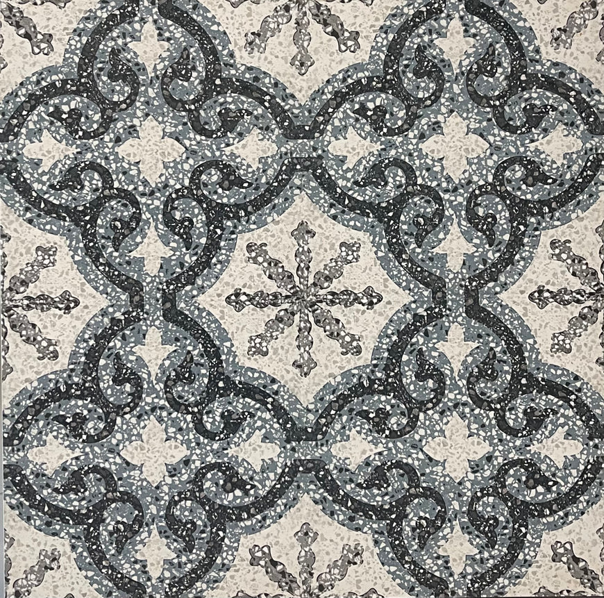 AmazingTiles Decor Blue Matt Tile 600x600mm – BISTONE Builders Warehouse